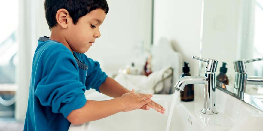 Child Wash Hands