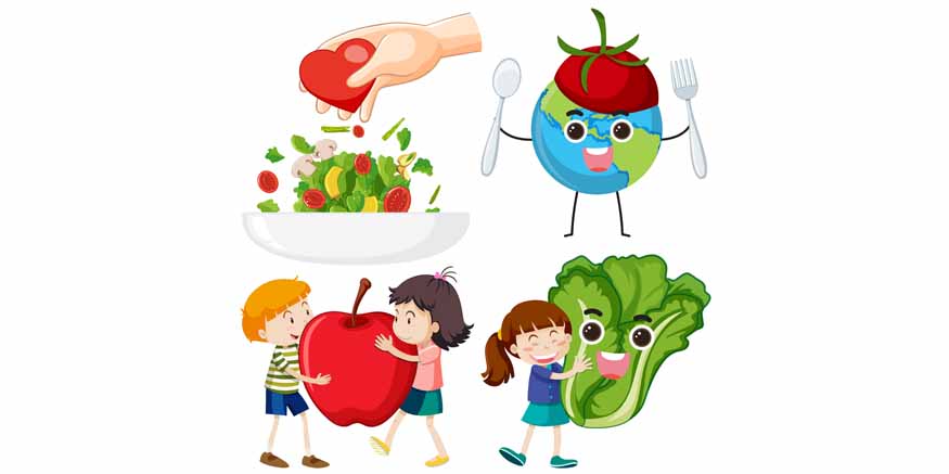 Healthy Lifestyle Drawings For Kids Yoga Kids Set. Gymnastics For