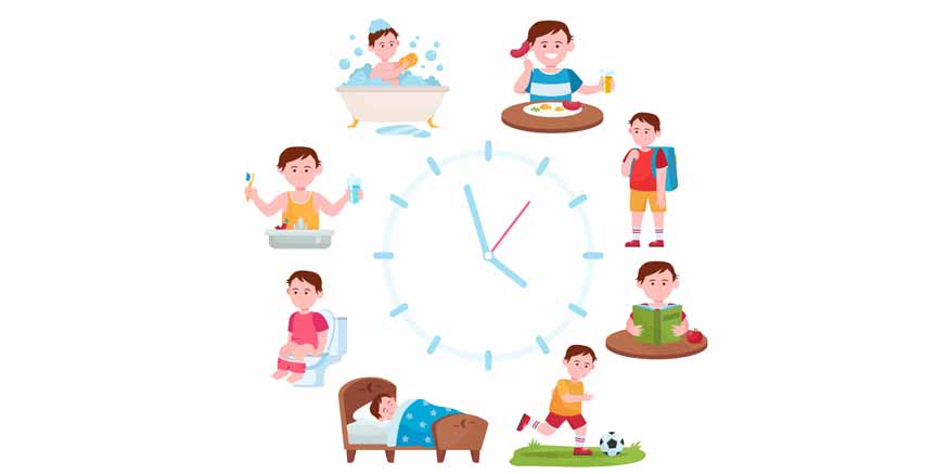 Daily Routine for Kids with Simple Tips and Examples